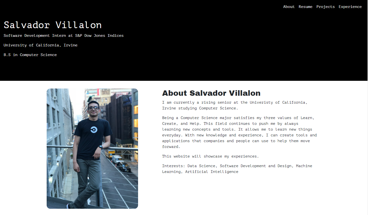 Salvador Villalon Projects